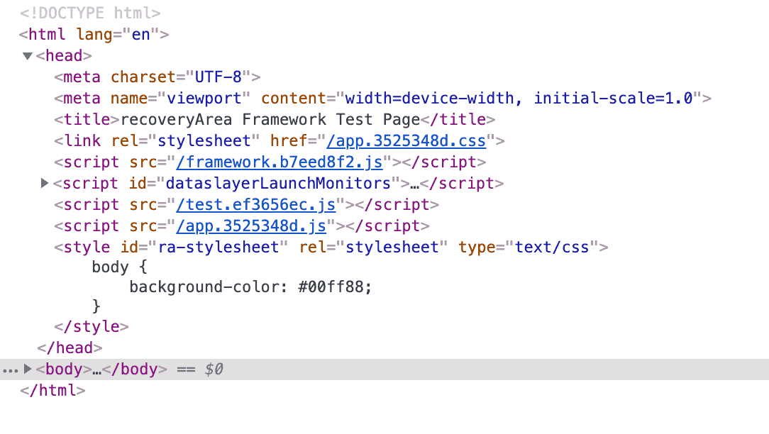 Adding DOM Elements LIKE A BOSS - recoveryArea